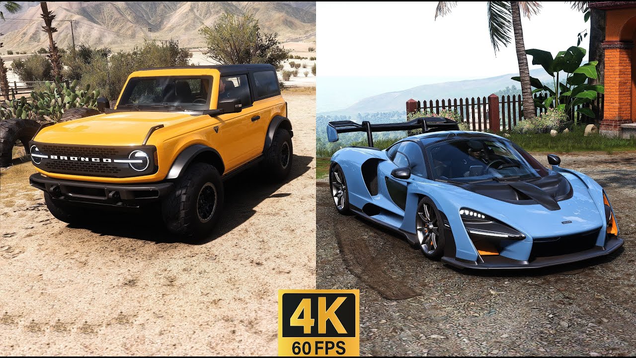 Forza Horizon 5 – Ultra Realistic Reshade – McLaren Senna & Bronco 21 ...