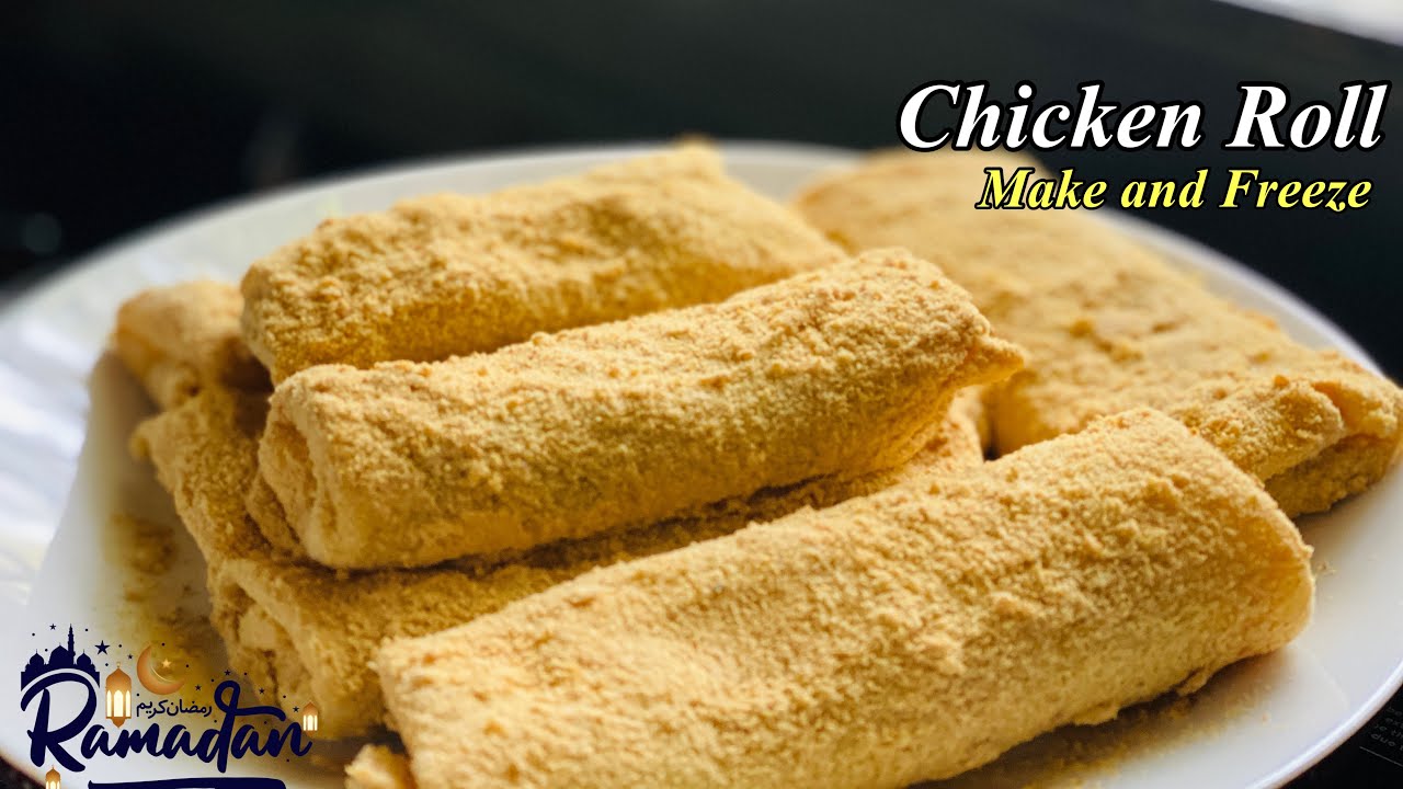 Chicken Roll Recipe Malayalam || Make and Freeze Chicken Roll For Iftar ...