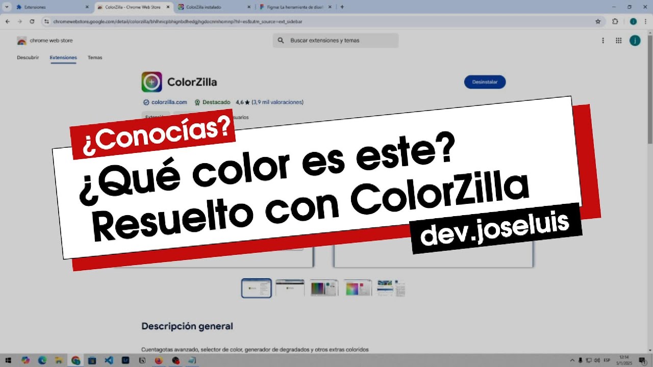¿Qué color es este? Resuelto con ColorZilla - YouTube