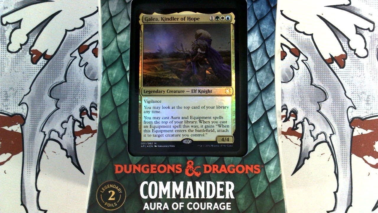 Aura of Courage - Dungeons and Dragons Commander [AFC] Commander Decks ...