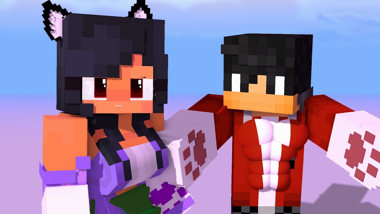 PEPPERMINT YAY! ARIGATO PAW CHALLENGE APHMAU AND AARON - MINECRAFT ...