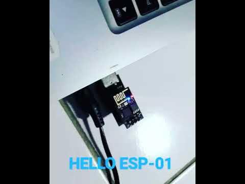 ESP8266 01 hello world - YouTube
