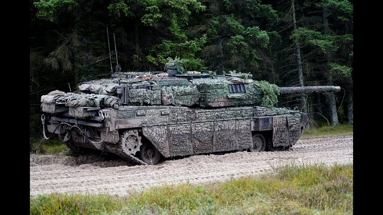 Leopard 2A7 with SAAB Barracuda Camouflage System - LEOPARD 2A7 TANK ...