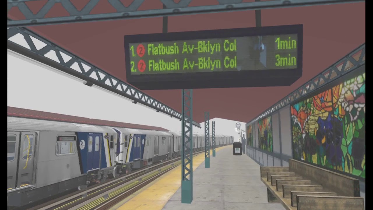 OpenBVE: R262 Brake Testing @ West Farms Square East Tremont Avenue ...