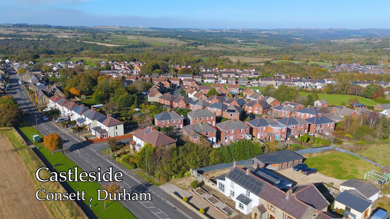 🛸 Flyby Over Castleside, Consett 🛸 - YouTube