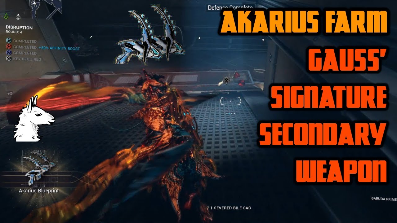 Let's Play Warframe - Akarius Farm - Gauss' Signature Dual Pistol ...