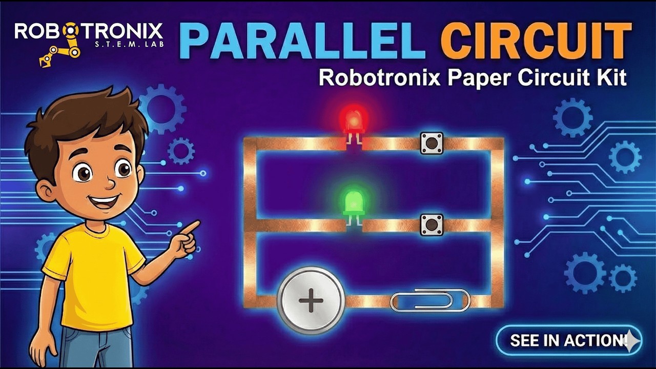 Parallel Paper Circuit with LEDs | Learn Switch & Current Flow ...