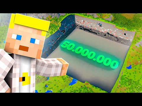 2000 SPIELER ERSCHAFFEN DAS GRÖẞTE LOCH IN MINECRAFT (XXL 500K SPECIAL)