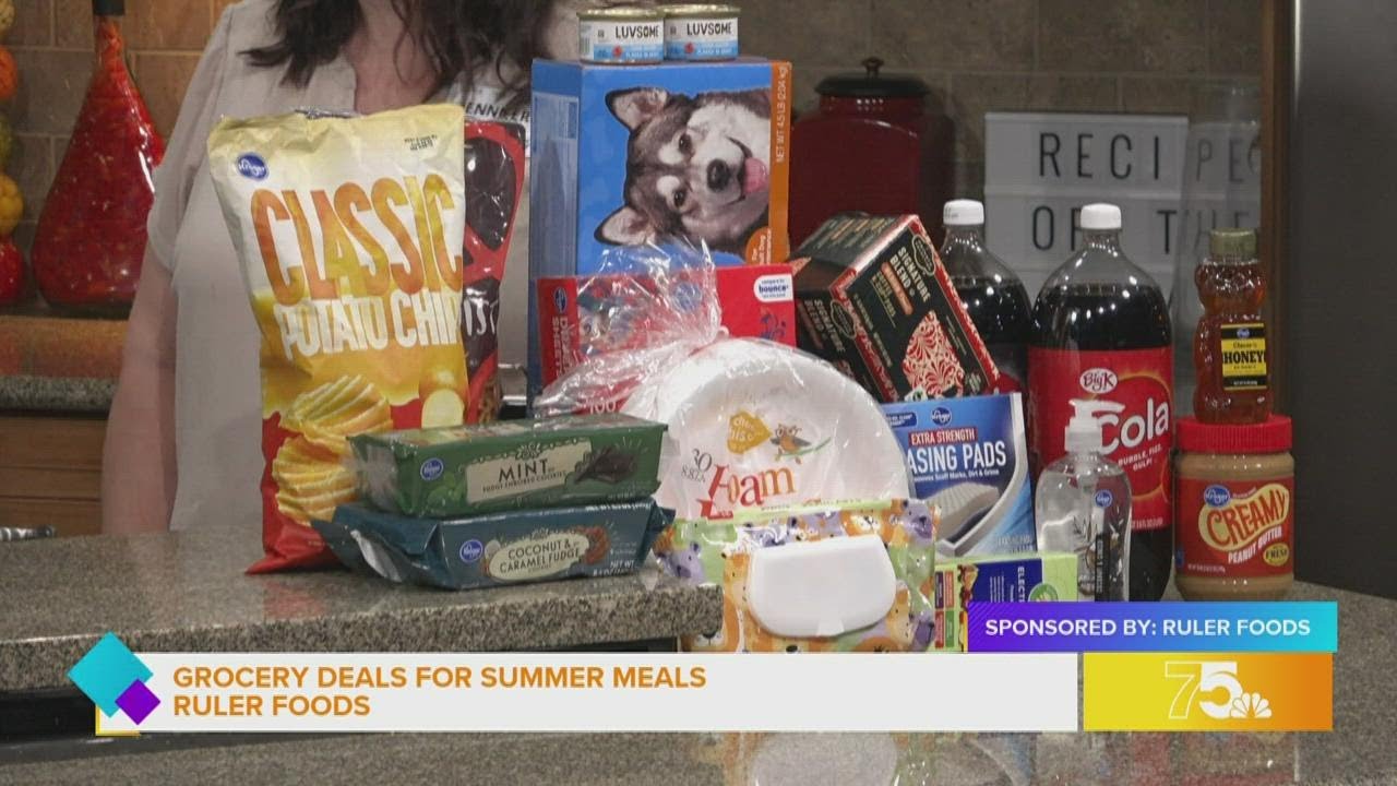 Grocery deals for Summer meals with Ruler Foods by Kroger - YouTube