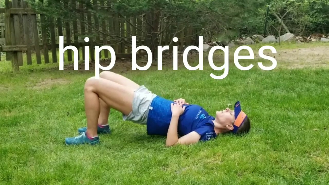Hip bridges: strength training for endurance athletes - YouTube