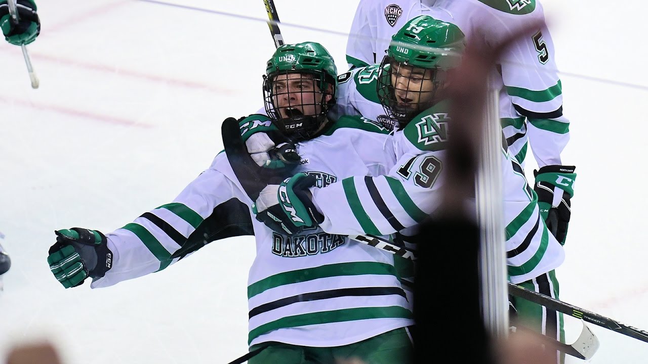 UND hockey - Tyson Jost amazing goal vs Omaha - 2/24/17 - YouTube