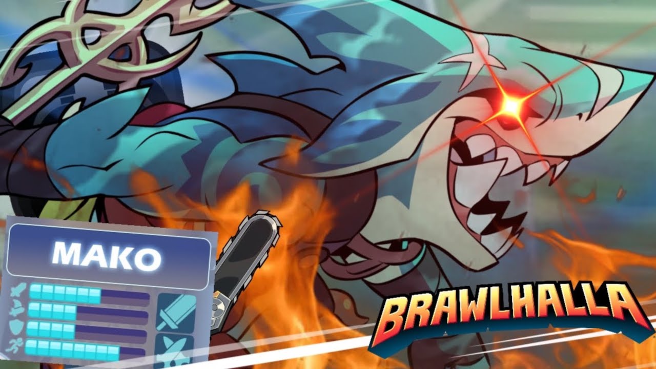 MAKO THE SHARK QUEEN!!!! | Brawlhalla montage #30 - YouTube