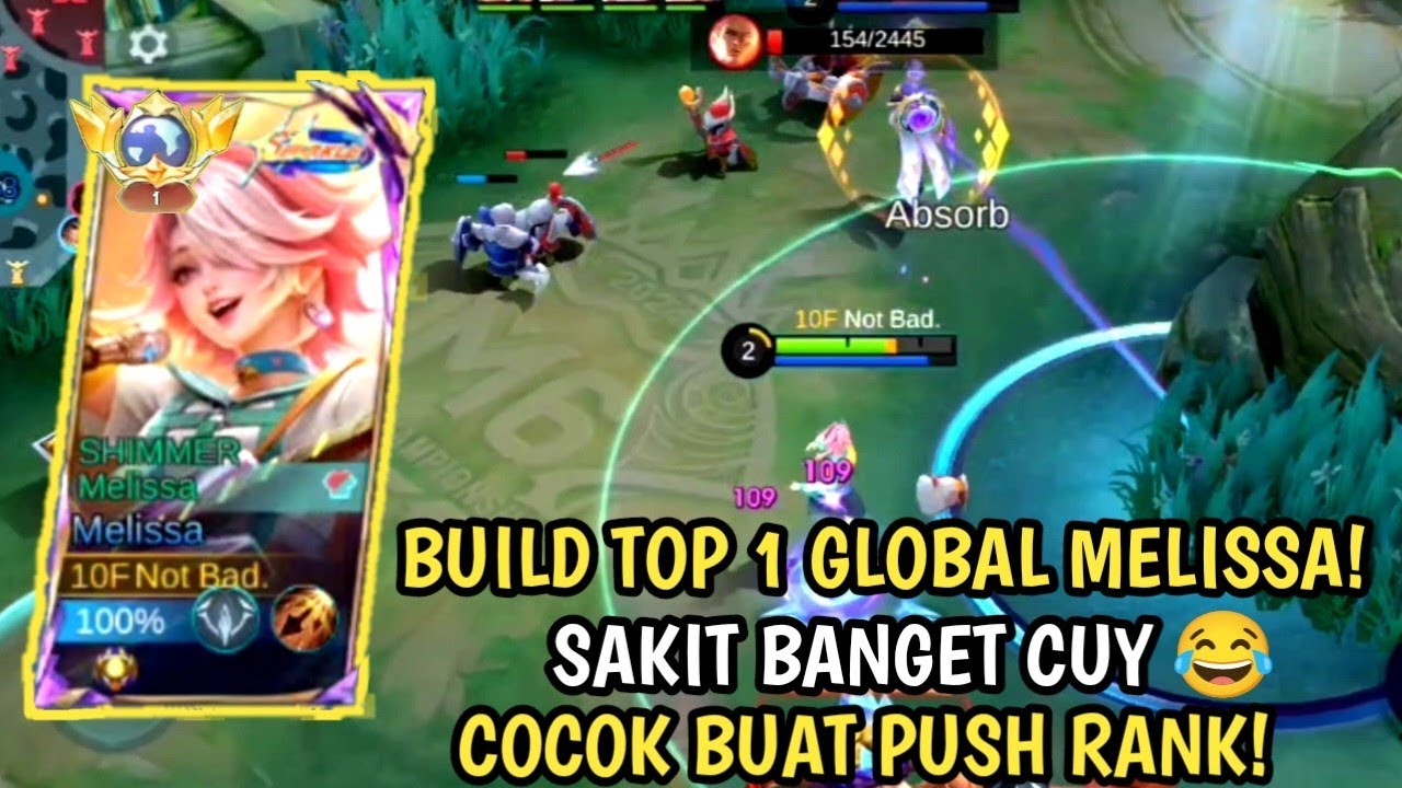 BUILD TOP 1 GLOBAL MELISSA! | BUILD MELISSA TERSAKIT 2025 ! MELISSA MOBILE LEGENDS! - YouTube
