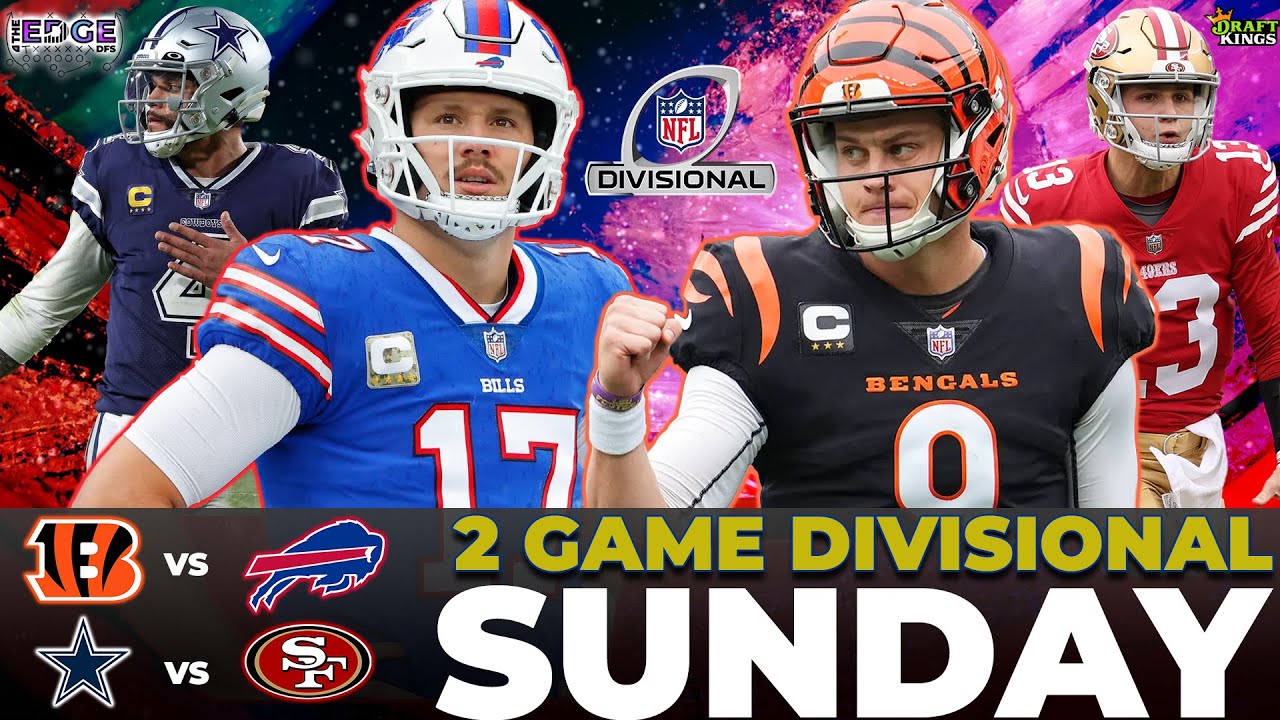 SUNDAY 2 GAME SLATE | DIVISIONAL ROUND | Picks and Lineup Builds | 01. ...
