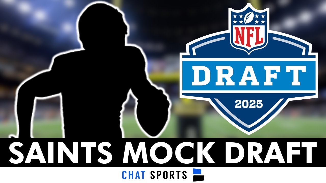 New Orleans Saints Fill A HUGE Need In This 2025 NFL Mock Draft - YouTube