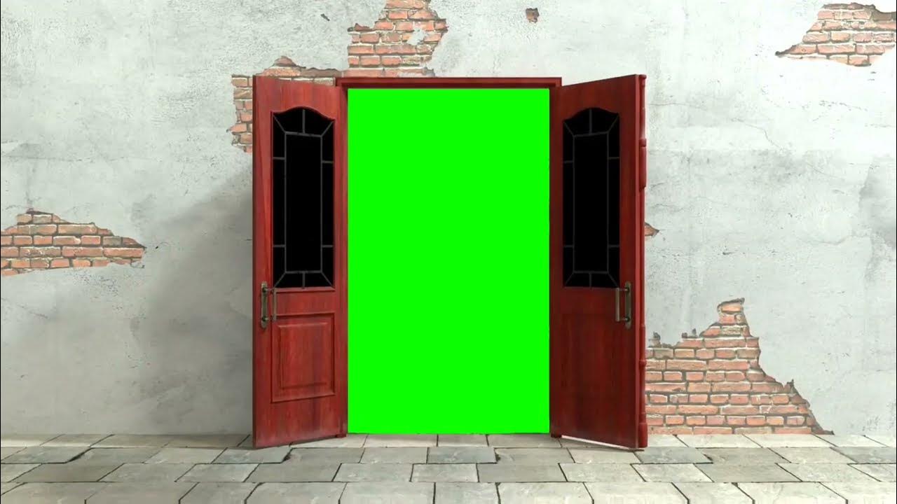 Door Open green screen background Nature Effect #greenscreen #effects # ...