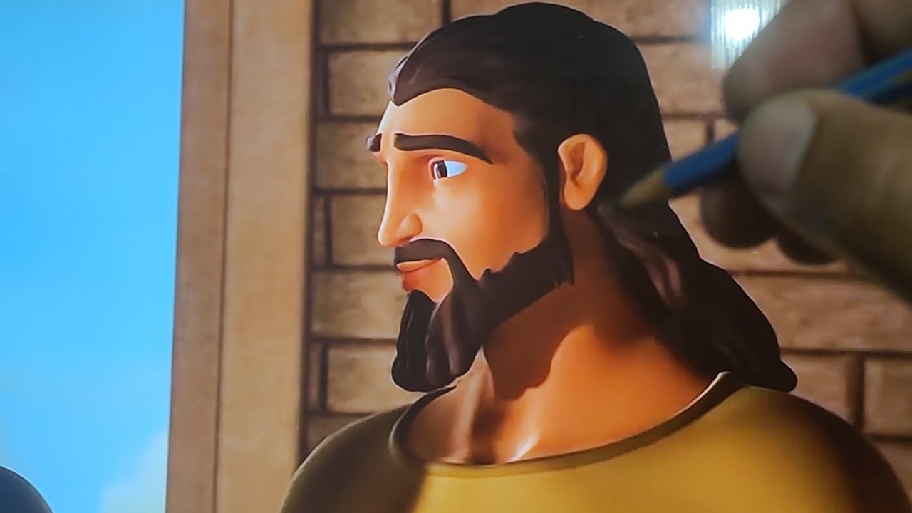 How to draw Shadrach from Superbook - The Fiery Furnace! - YouTube