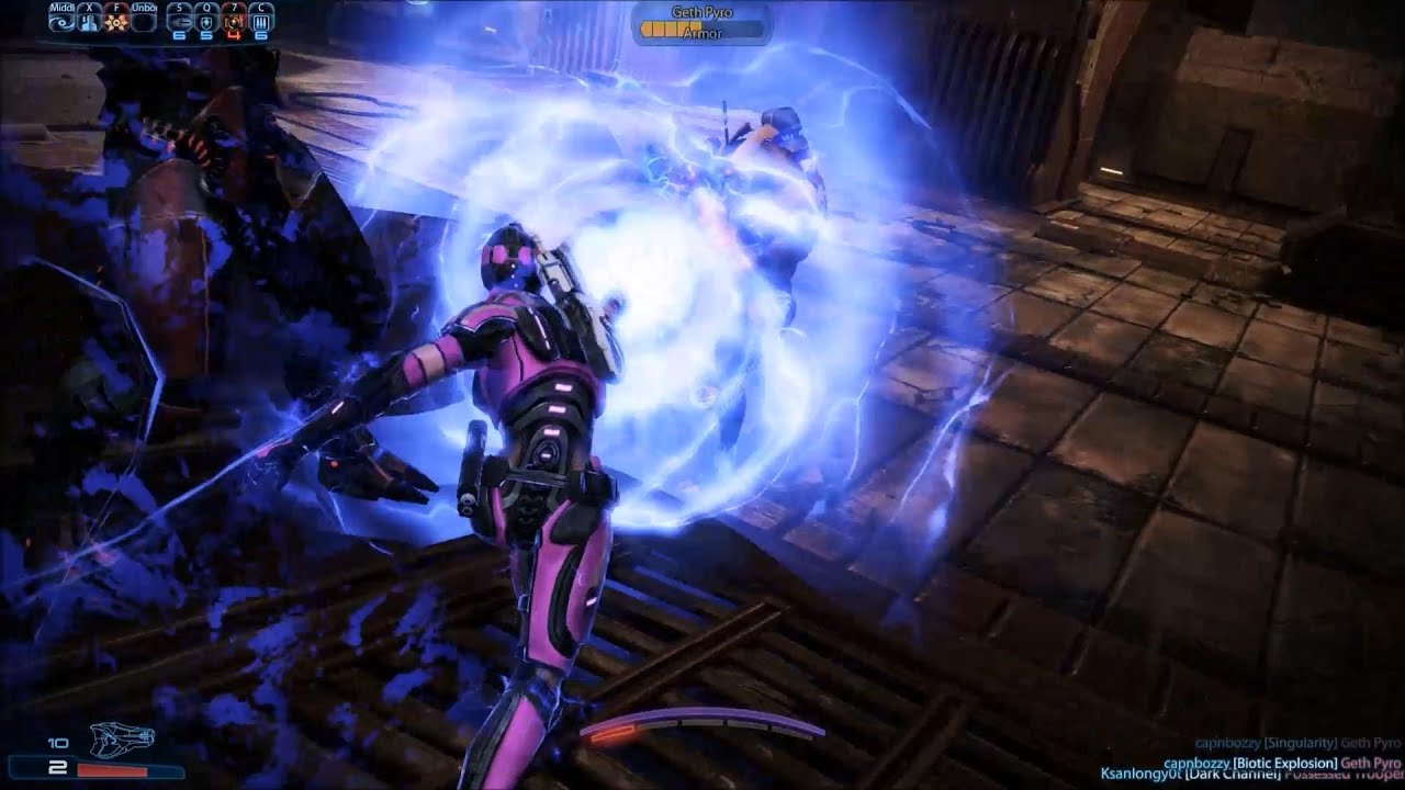 Mass Effect 3 Multiplayer Human Female Adept PC Platinum Gameplay - YouTube