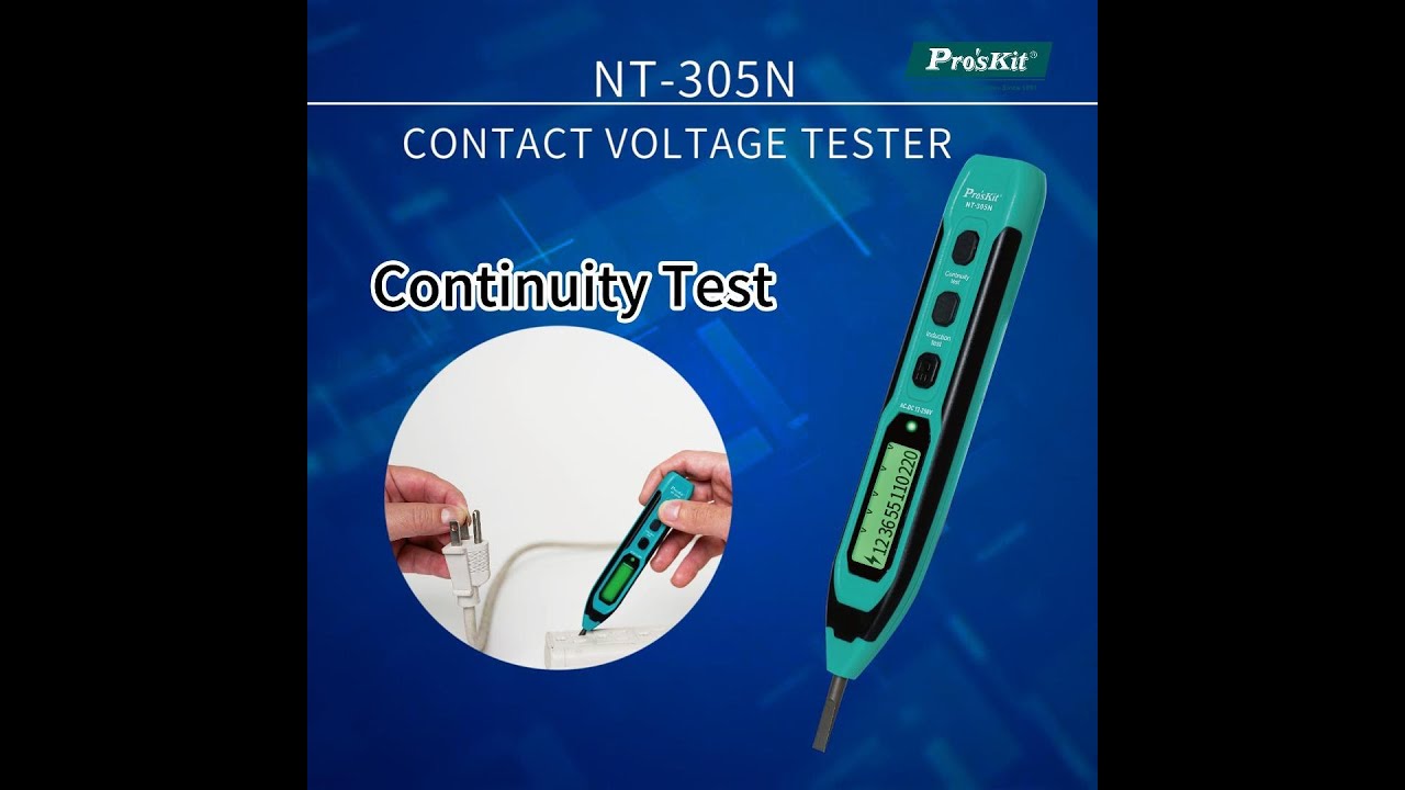 Pro'sKit Contact Voltage Tester NT-305N #Pro'sKit #wire #voltage #test ...