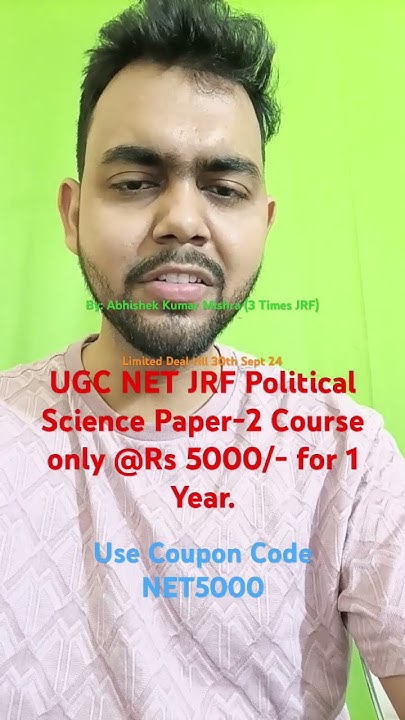 UGC NET JRF Political Science Paper-2 Course December 2024 and June 2025||UGC NET Political ...