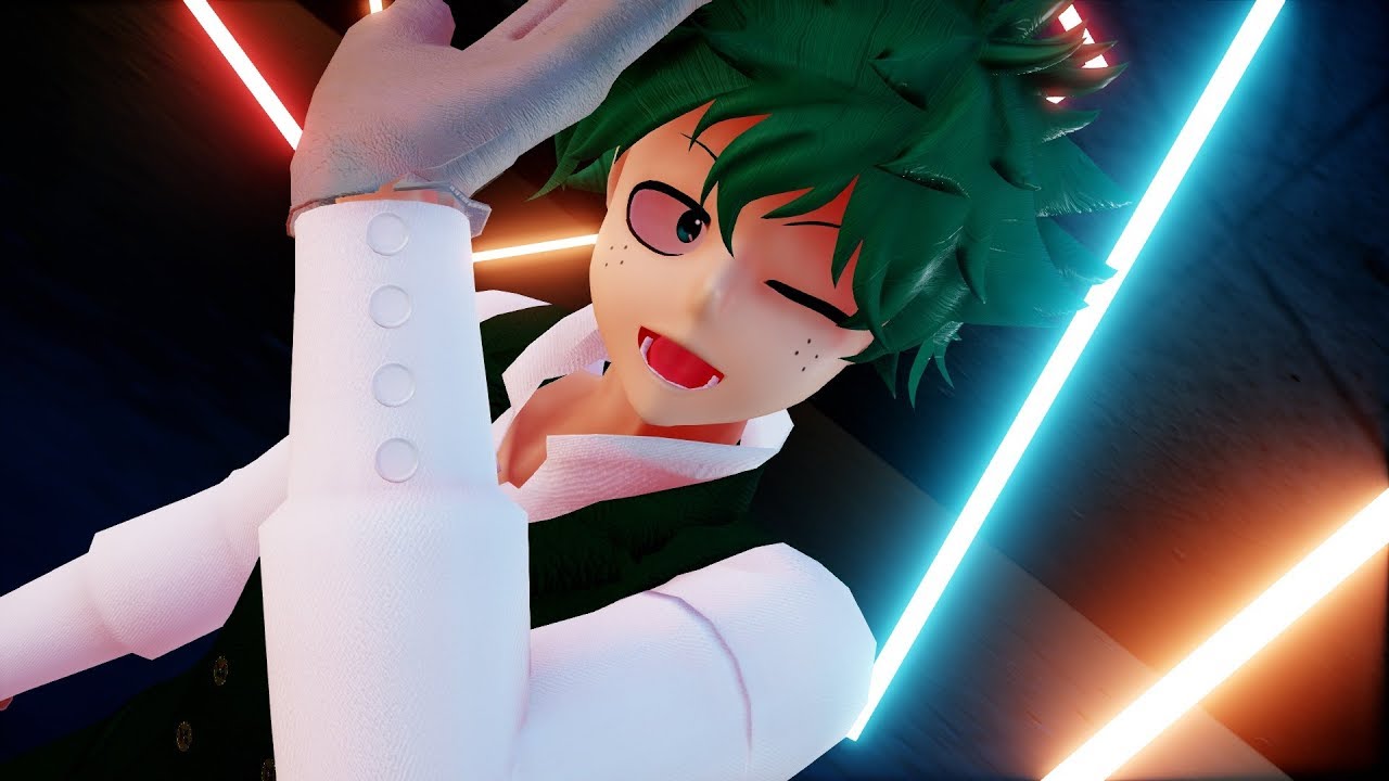 MMD Get Up & Move ヒロアカ BNHA (all deku costumes) - YouTube