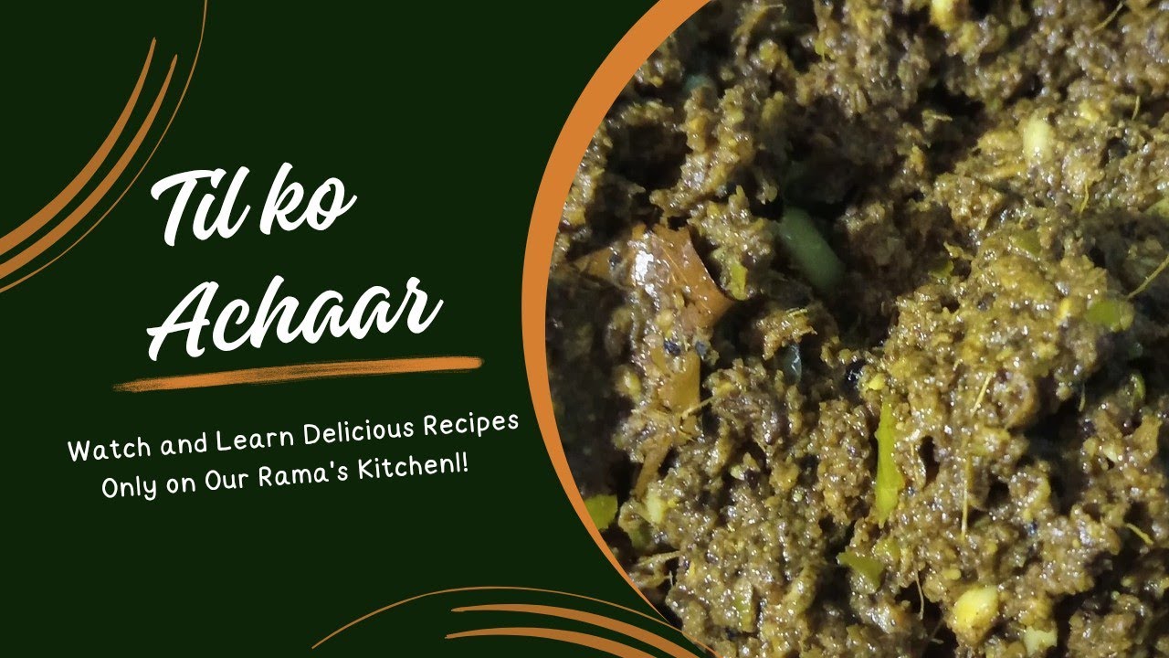 Til KO Achaar (immunity Achaar) recipe ! 🏺yummy Achaar - YouTube