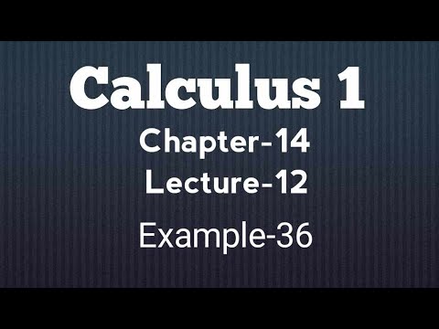 Calculus1 Chapter-14 Example-36 || Integration By parts Bangla|| Honours 1st Year - YouTube