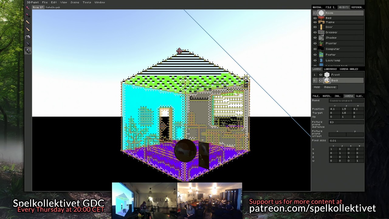 3D Paint Tool for Pixel Art - Matej Jan - SGDC (2020-03-26) - YouTube