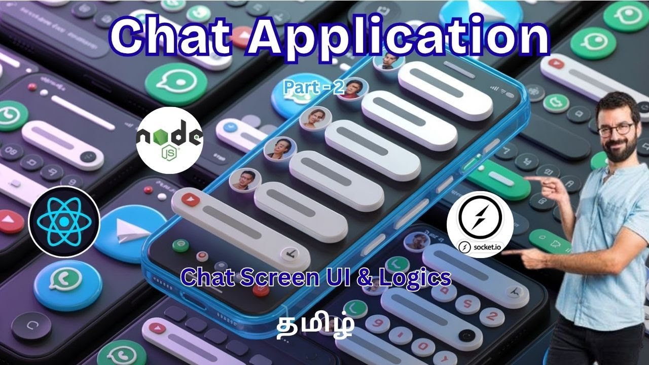 Real-Time Chatapp Reactjs & nodejs Tamil (Part-2) | Socket.IO in Tamil | Sockent.Io & React in ...