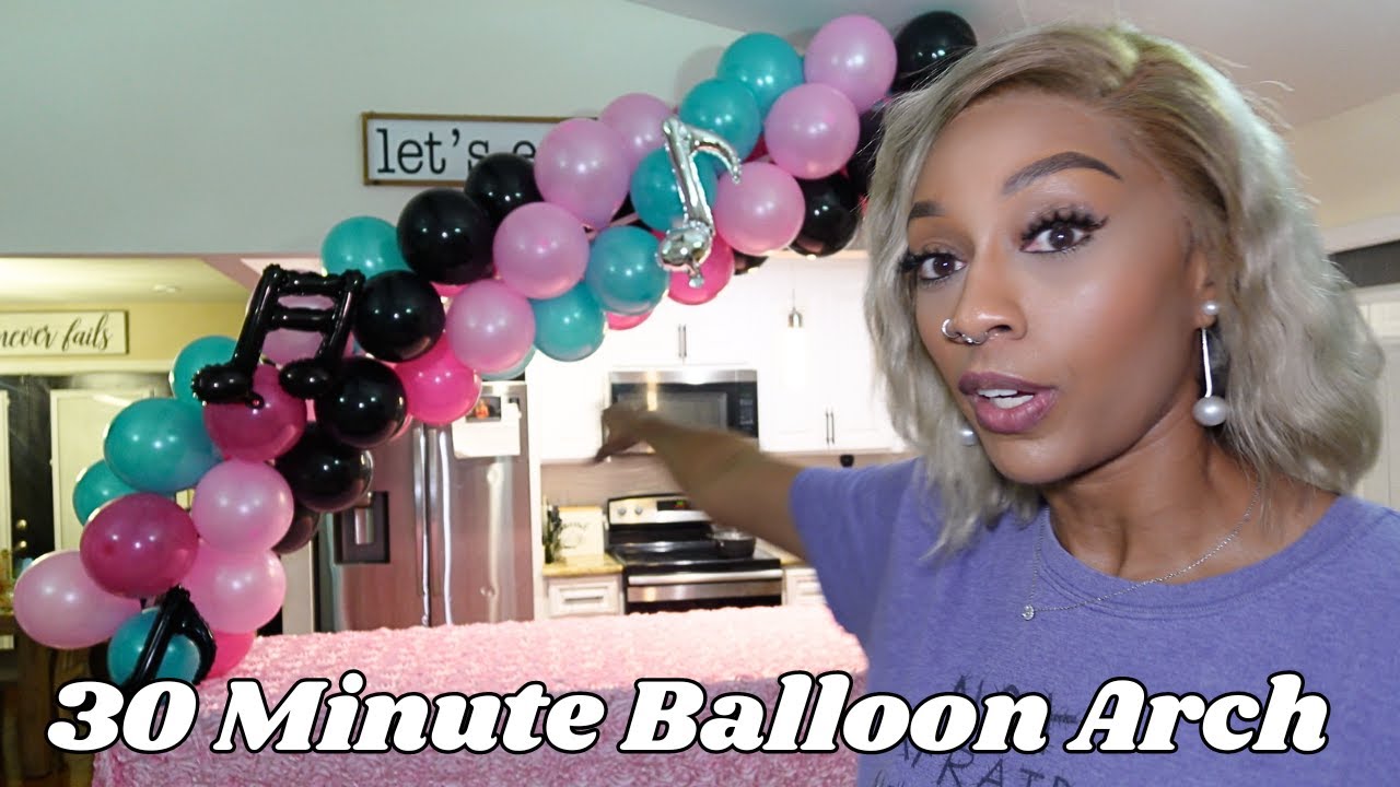 TEMU BALLOON ARCH TUTORIAL..HOW TO MAKE A BALLOON ARCH IN 30 MINUTES ...