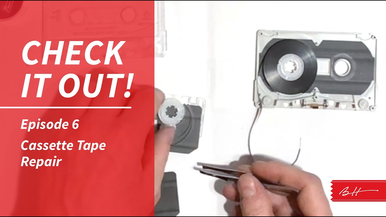 Check It Out! Episode 6 - Cassette Tape Repair - YouTube