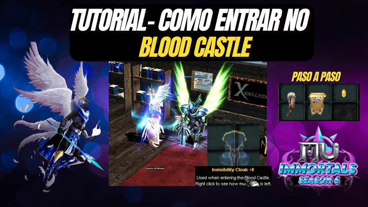 Tutorial Como participar do EVENTO BLOOD CASTLE - MU IMMORTALS - YouTube