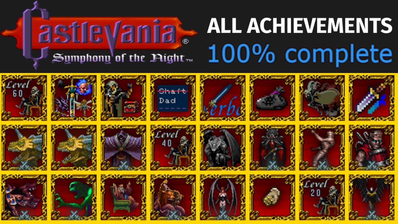 Sotn All Retro Achievements Speedrun World Record Pt7 Youtube