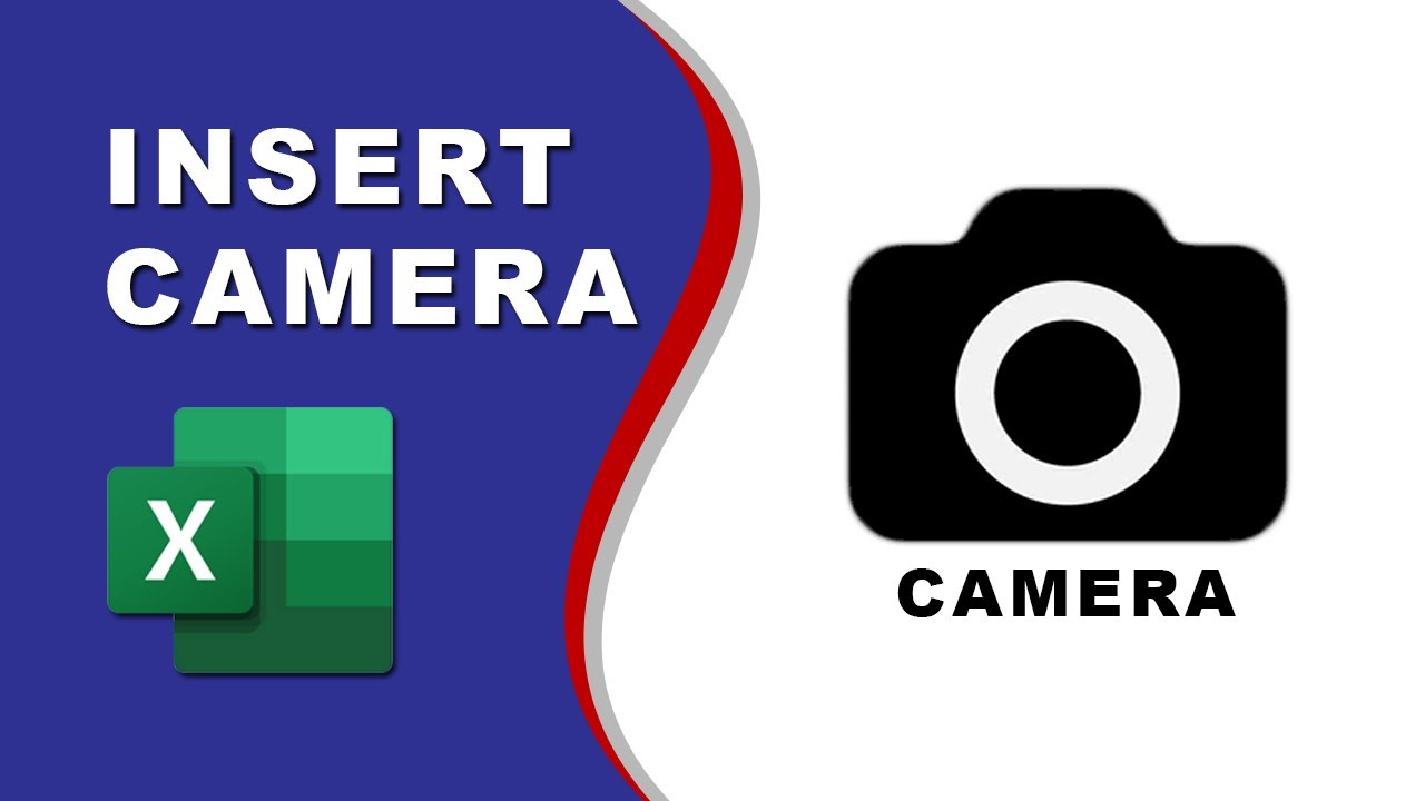 How to insert Camera in Microsoft Excel | Add a camera tool in Excel ...