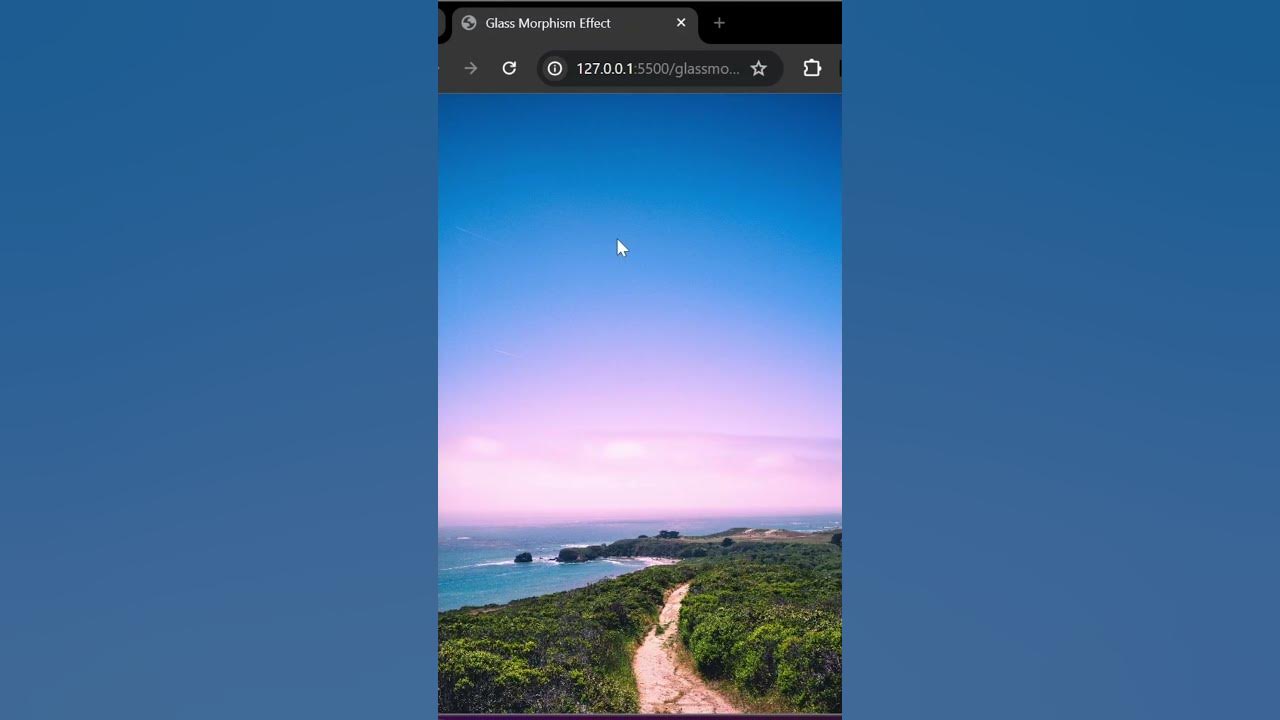Glassmorphism Effect Using Css Html Css Tips 14 Csstipoftheday Html5 Css3 Coding Youtube