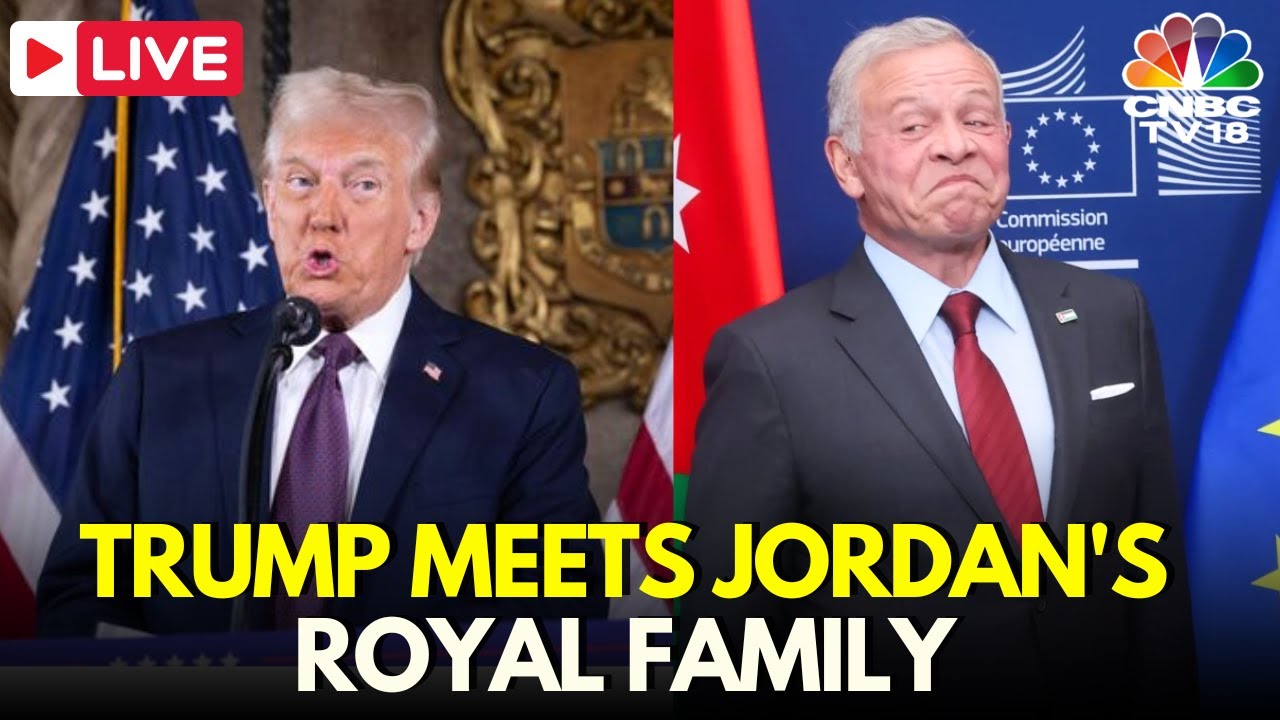 LIVE Trump Faces Showdown with Jordan Over Gaza Plan | Trump Meets ...