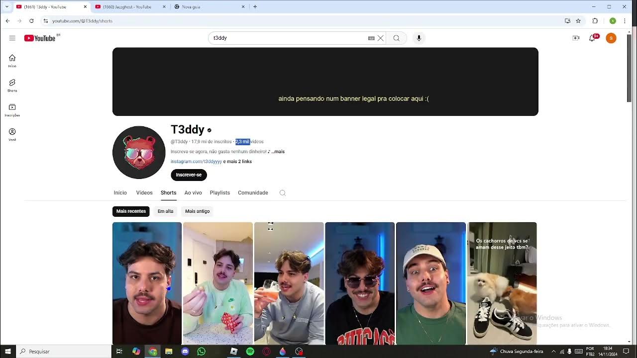 Jazzghost VS T3DDY Quem ganha?? - YouTube