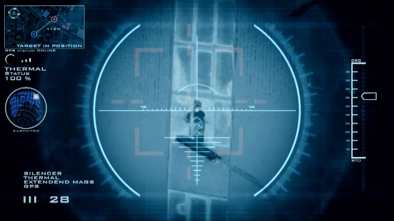 Futuristic Sniper HUD - Test II - YouTube
