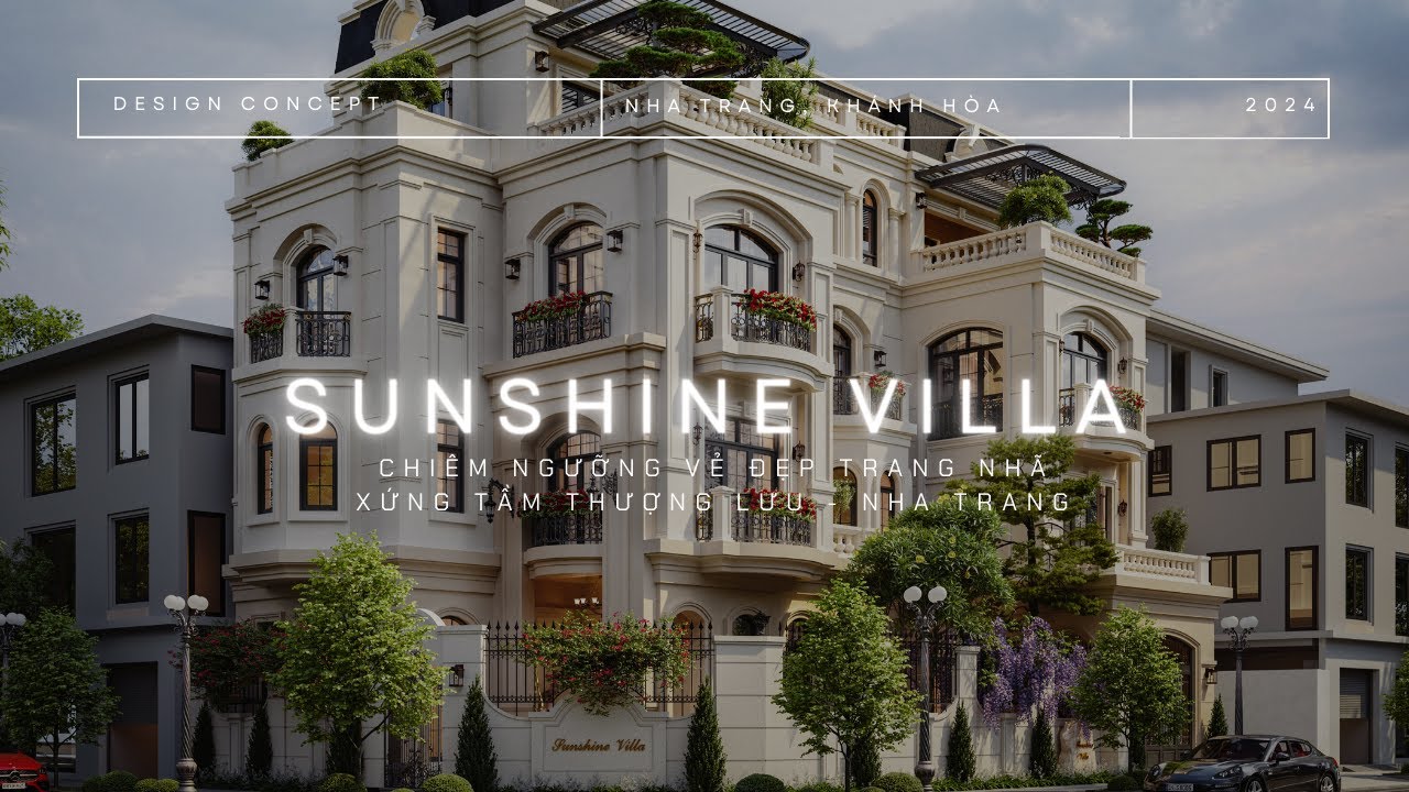 Thiết kế biệt thự phong cách Tân cổ điển Sunshine Villa tại Nha Trang ...