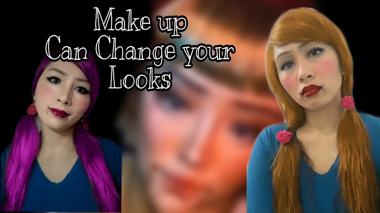 A Human Doll Make up and Acting/Face Art Make Up/Face paint - YouTube