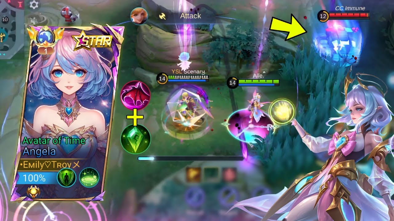 ANGELA BEST ROTATION TO RANK UP FASTER IN 2025! NEW WTF IMMORTAL GOD ...