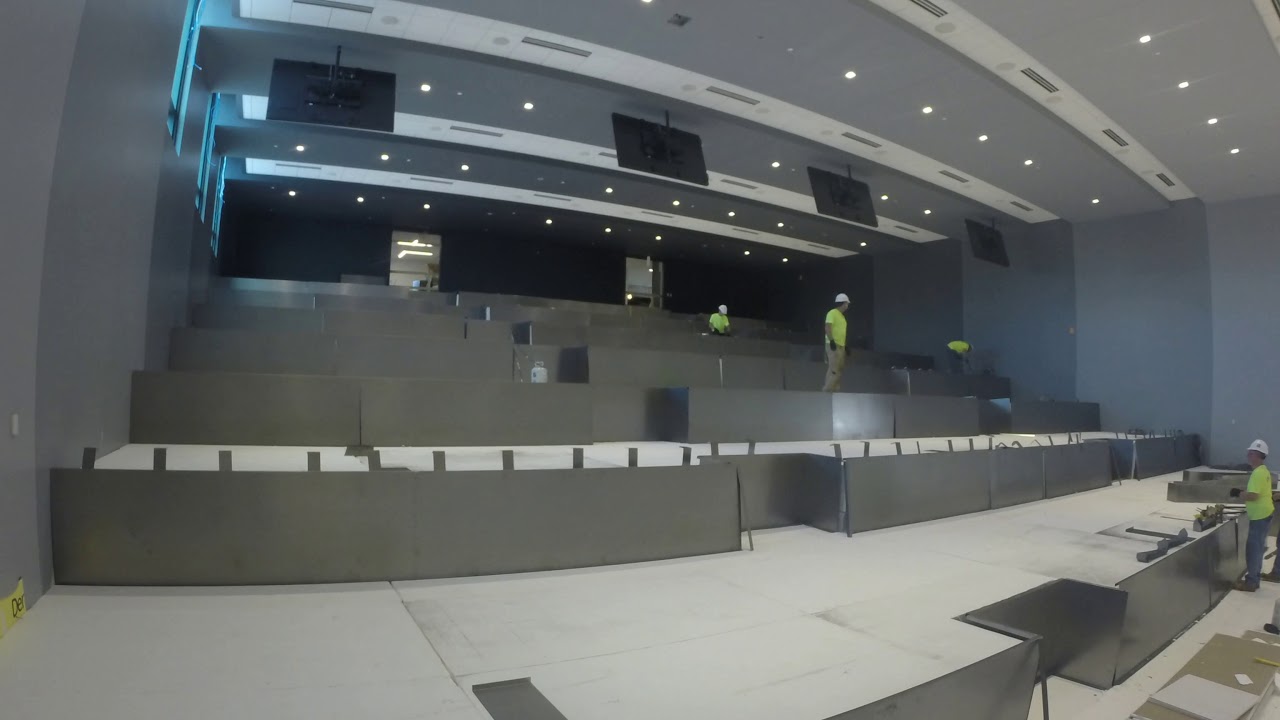 Stadium Seating Riser Install - YouTube