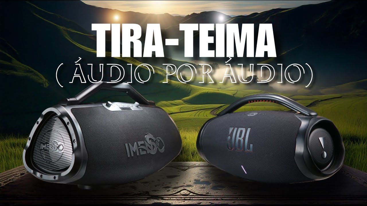 🌟IMENSO X75 VS BOOMBOX 3 - AMBIENTE ABERTO - DIFERENTES TIPOS SE ÁUDIO ...