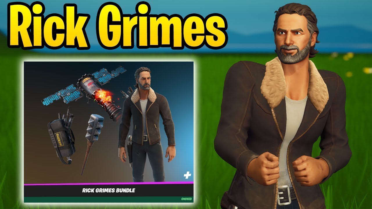 Rick Grimes Is Back In Fortnite! - YouTube