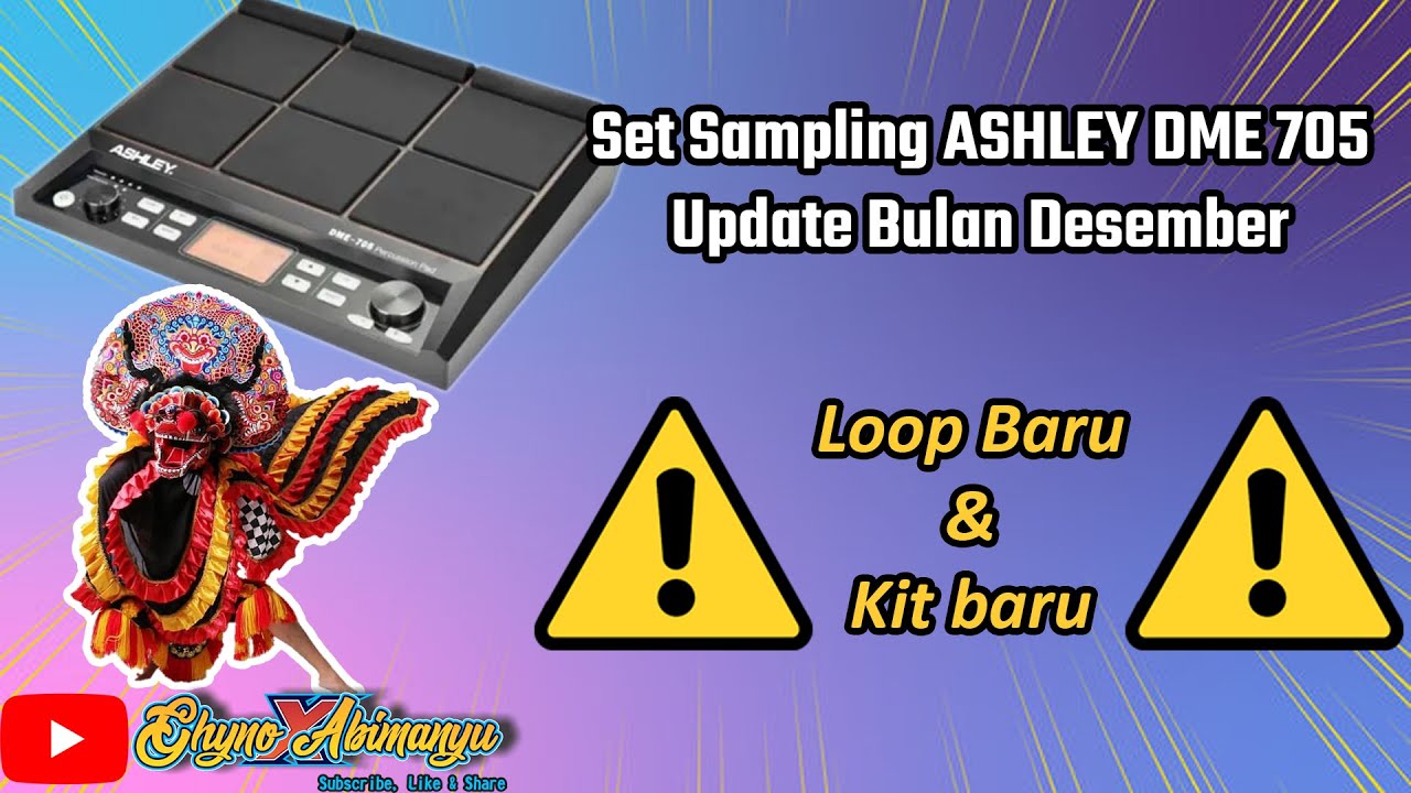 UPDATE SET SAMPLING ASHLEY DME 705!!! LOOP JEB & LOOP JARANAN!!!🐴😎 ...