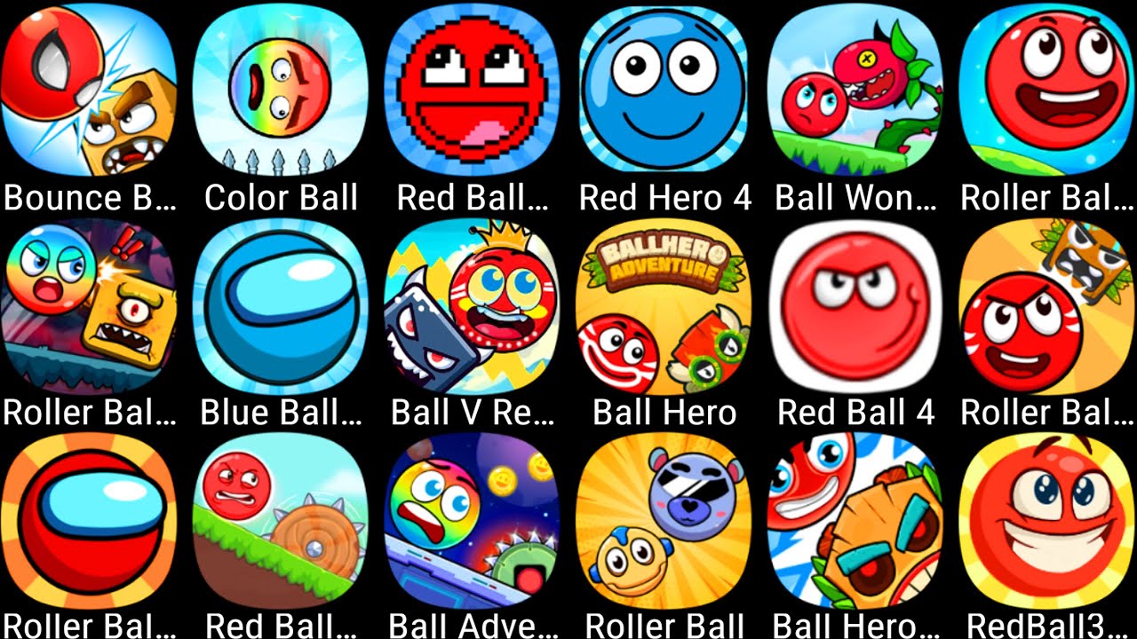 Red Ball 4 Hero,Ball W: Roll to Miracle Island,Red Ball 6,Red Ball 7 ...