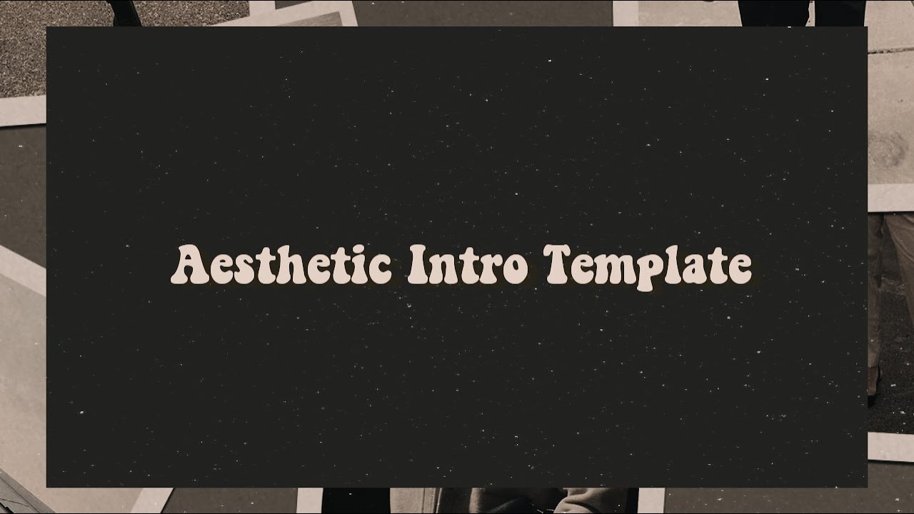 Aesthetic Intro Template [No text] · - YouTube