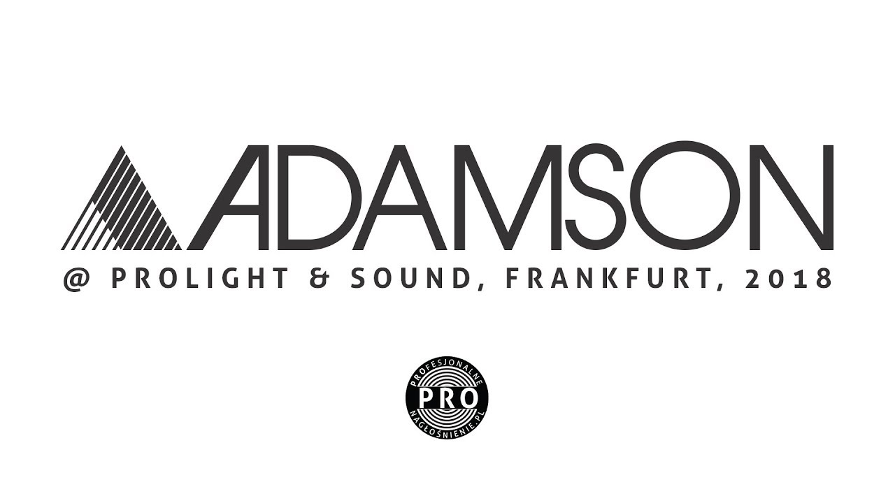 [PLS'18] Adamson Systems part2 - S-Series [PRO] - YouTube