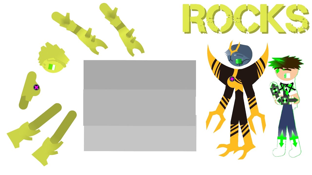 Rocks's Rock Split | Ben 10 Chaquetrix Harem Ep 59 [Stick Nodes] - YouTube