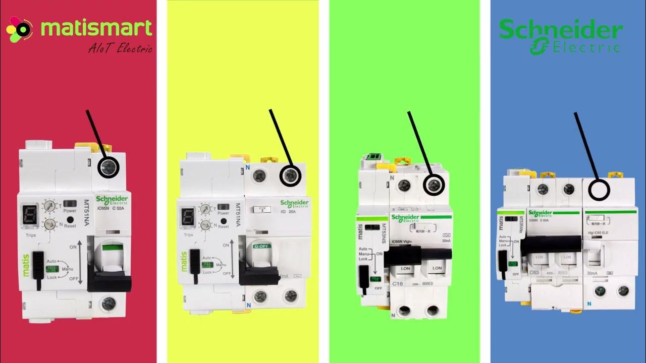 Matismart MT51 and MT53 Five Solutions with Schneider breakers - YouTube